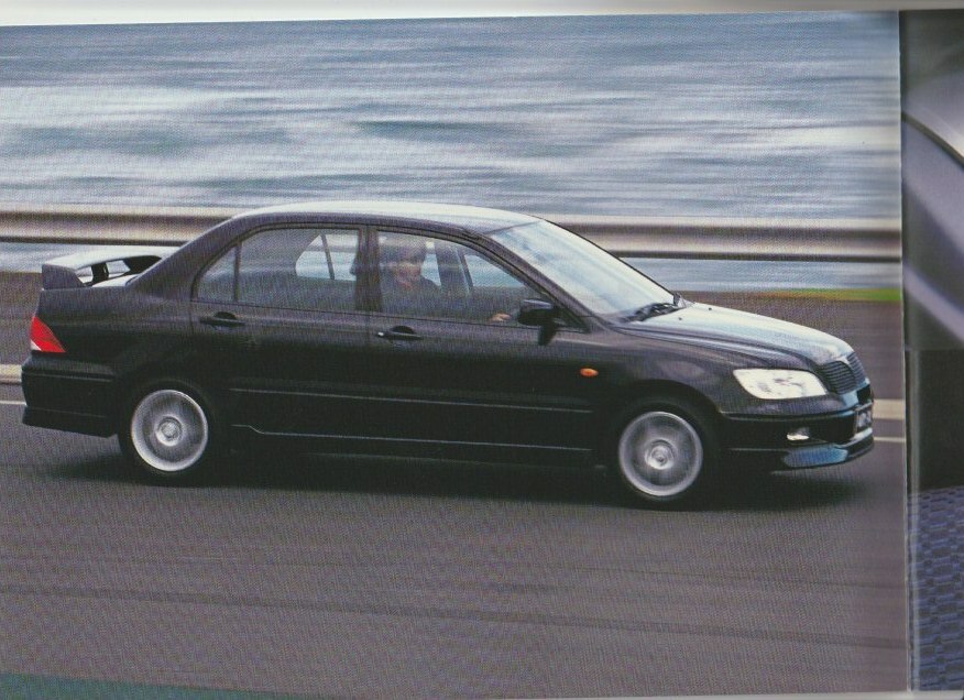 2002 MITSUBISHI CG LANCER 2.0L VRX EXCEED Australian 16p Brochure & 8p ...