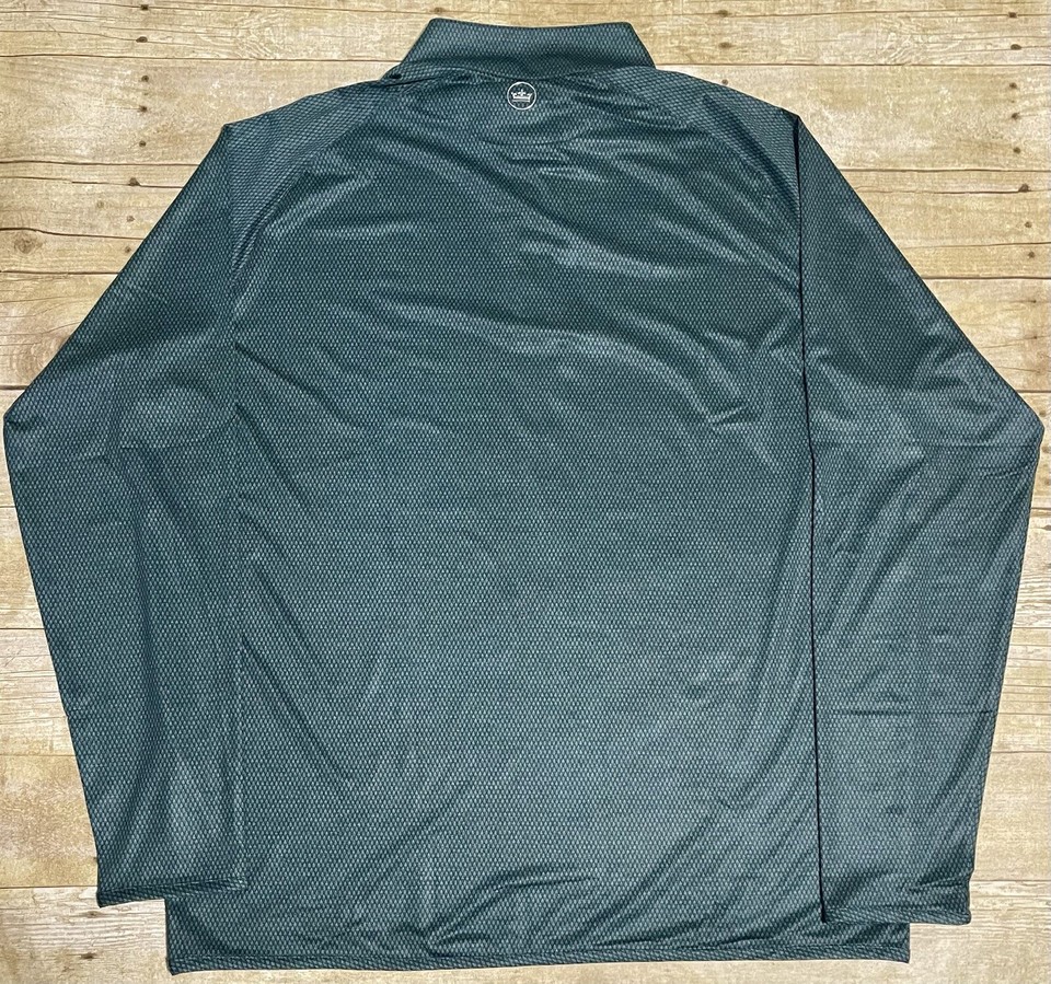 *NWT* PETER MILLAR Crown Crafted Stealth Diamond 1/4 Zip Balsam Green ...