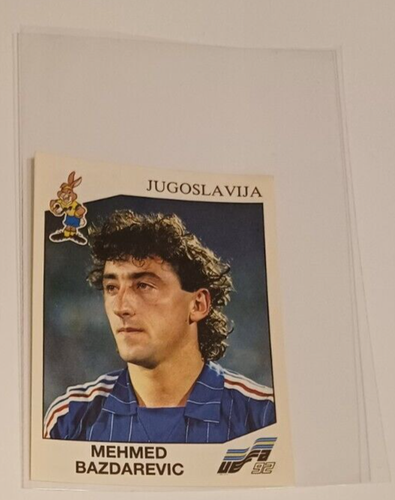 Image Sticker n°81 Mehmed BAZDAREVIC JUGOSLAVIJA UEFA EURO 92 Suède ...