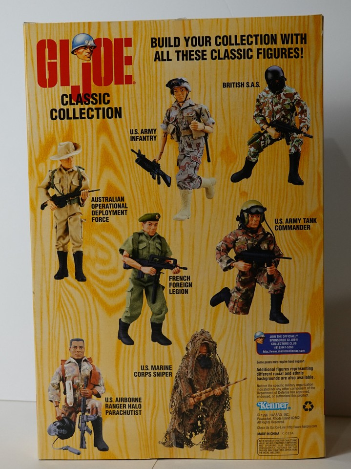 Gi Joe Classic Collection 12” Sniper Tank Cmd Heli Pilot Airborne etc ...