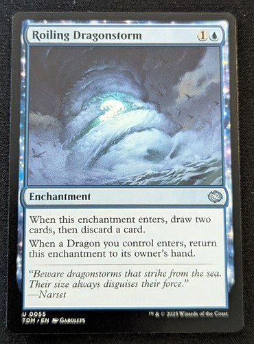 MTG - Roiling Dragonstorm - Tarkir Dragonstorm - Pack Fresh!! | eBay