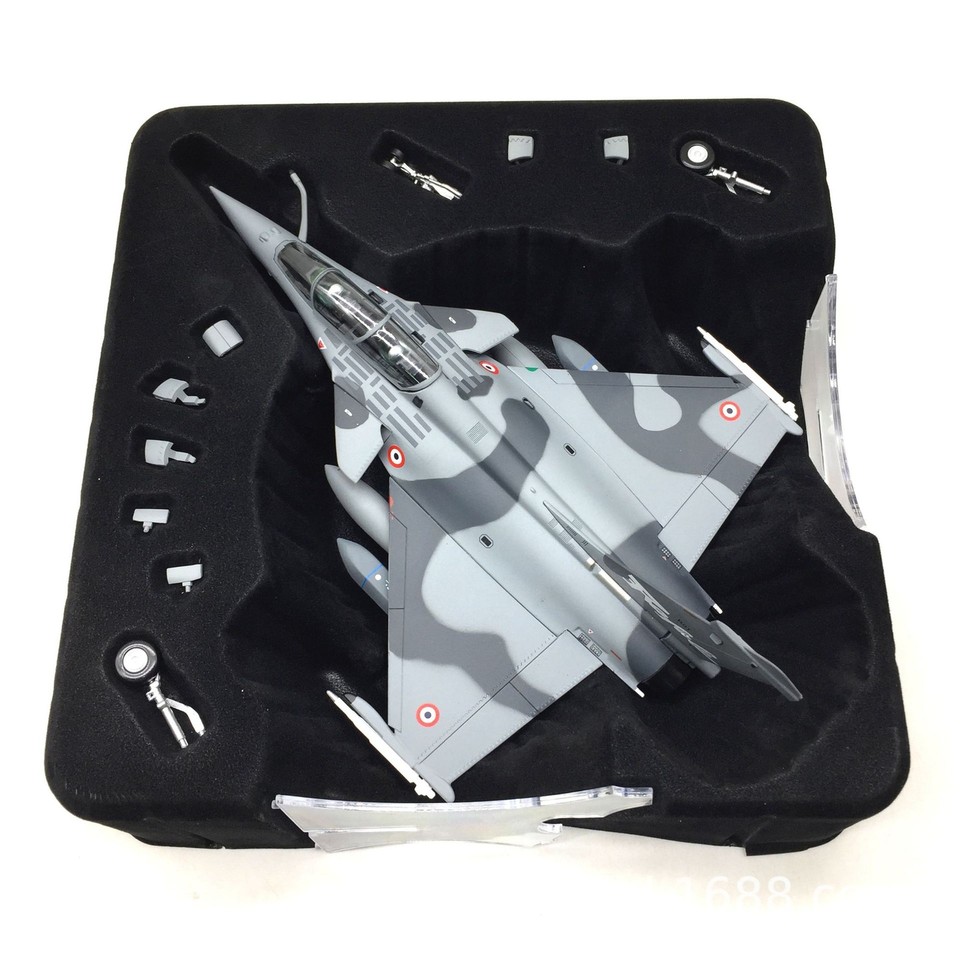 1/72 Air Force Rafale B Camouflage Alloy Fighter Aircraft Model Plane ...