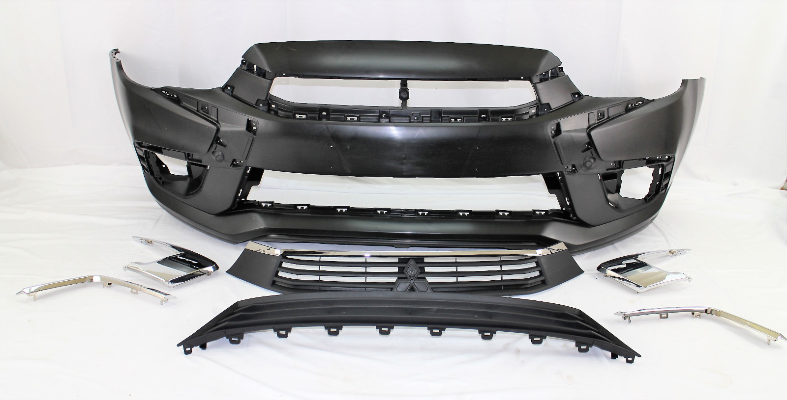 front bumper cover grille set for 2016-17 Outlander Sport ASX RVR | eBay