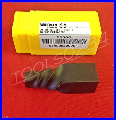 #5 Pipe & Bolt Extractor Walton 50005 Reps 3/4 Pipe 1-1/8 or 1-1/4 Bolt ...