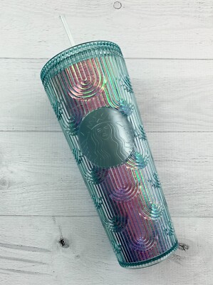 Starbucks Spring 2022 Iridescent Mermaid Scales Cold Cup Venti Tumbler ...
