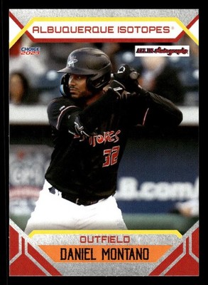 Daniel Montano 2023 Choice Albuquerque Isotopes #22 Albuquerque ...