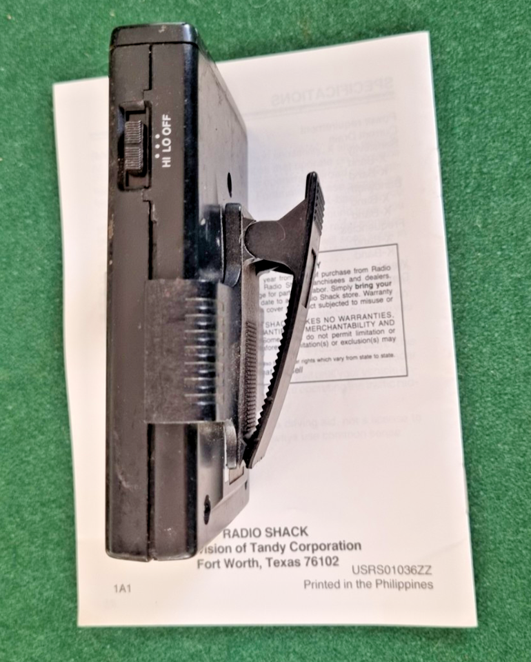 Vintage 1980s Radio Shack USA American Radar Detector Micronta Road ...