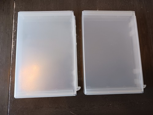 2 Clear Plastic VHS Tape Cases Side Open | eBay