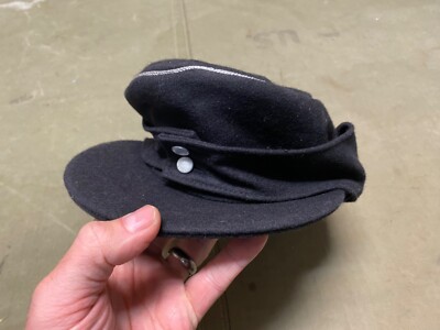 WWII GERMAN WAFFEN HEER PANZER OFFICER NCO M1943 WOOL FIELD CAP-MEDIUM ...