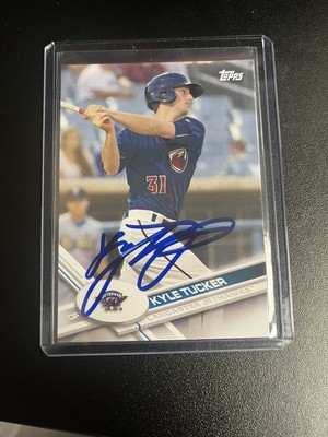 Kyle Tucker Signed IP Autograph 2017 Topps Pro Debut Houston Astros | eBay