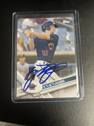 Kyle Tucker Signed IP Autograph 2017 Topps Pro Debut Houston Astros | eBay