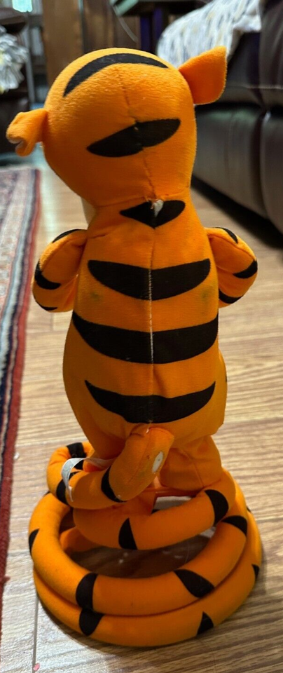 Disney Winnie The Pooh Bounces Only Tigger Plush Spring Tail Read ...