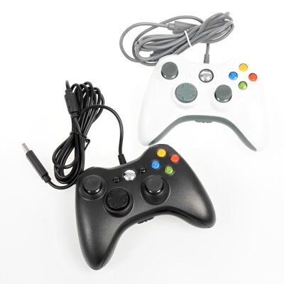 Wired Controller USB For PC Compatible With Xbox 360 / Windows 7 8 10 ...