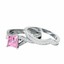 3.45CT Engagement Baby Pink Princess Cut Sapphire & CZ Real 935 Silver ...