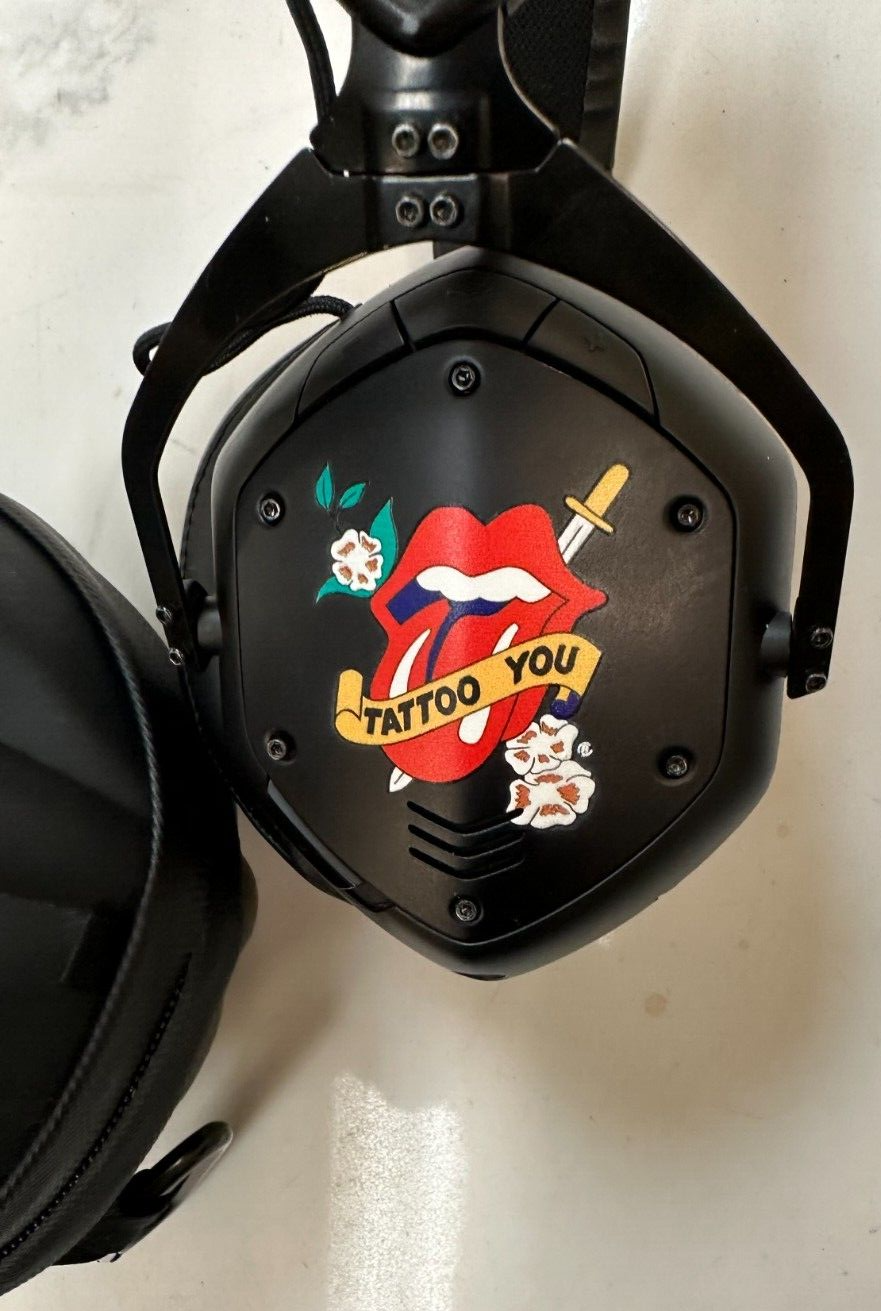 V-Moda Crossfade 2 Wireless Rolling Stones Tattoo You Headphones | eBay