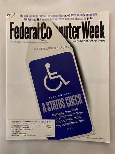 2004 April 19 Federal Computer Weekly Magazine Government (CP156) | eBay