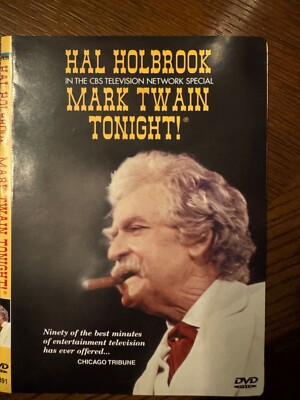 Mark Twain Tonight! - one man show starring Hal Holbrook (DVD, 1967 ...