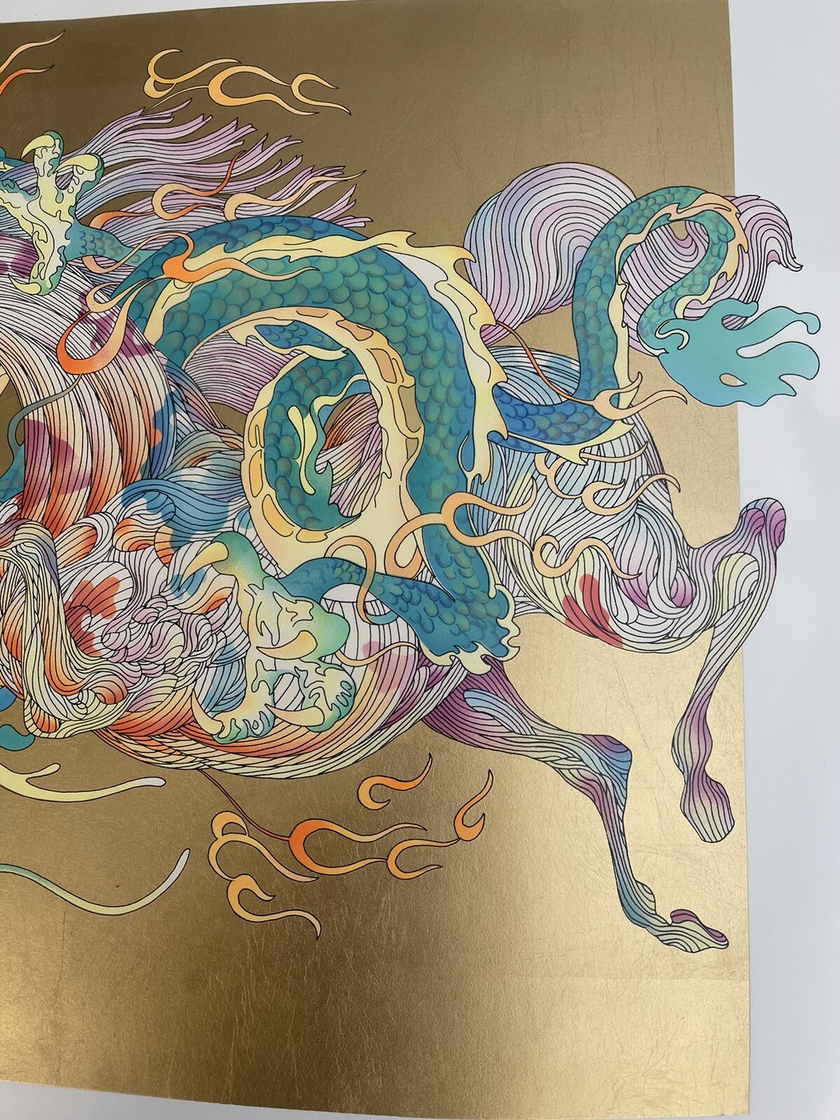 “L’annee du Dragon” by GUILLAUME AZOULAY. #192/200, Hand Signed By ...