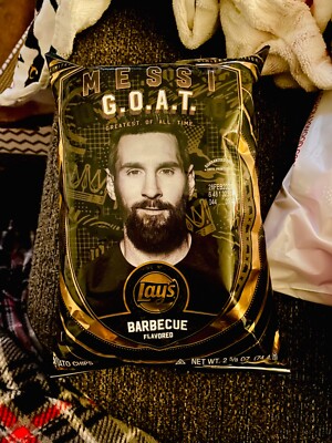 Lays BBQ Chips Lionel Messi G.O.A.T. Limited Edition GAME OVER BAG | eBay