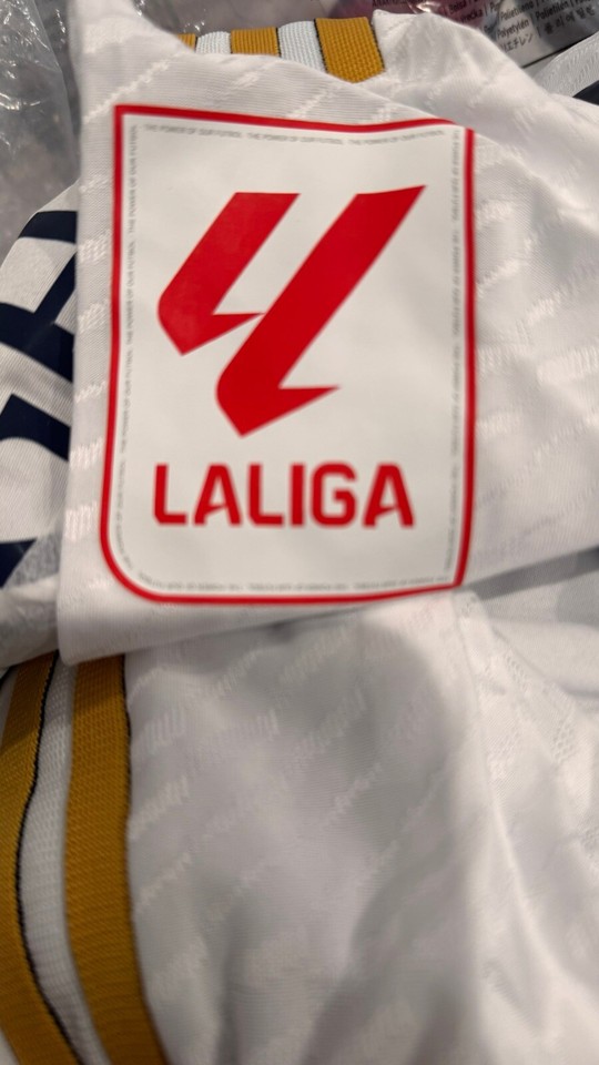 Real Madrid Mens Away Authentic Player Shirt 23/24 Jude Bellingham Long ...
