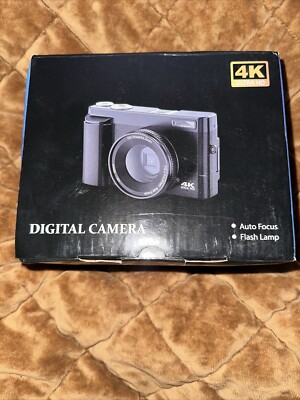 DC101 4K 48MP Resolution 16x Zoom Ultra HD Digital Camera Open Box New ...