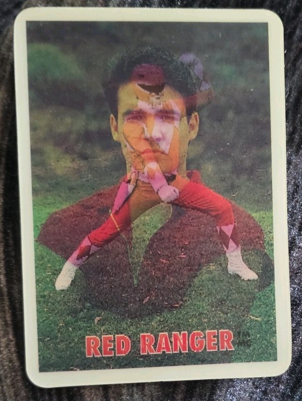 The Red Ranger - 1994 Collect-A-Card Mighty Morphin Power Rangers ...