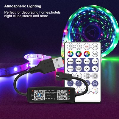 Mini LED RF WiFi Bluetooth Music Pixel Controller WS2812B WS2811 LED ...