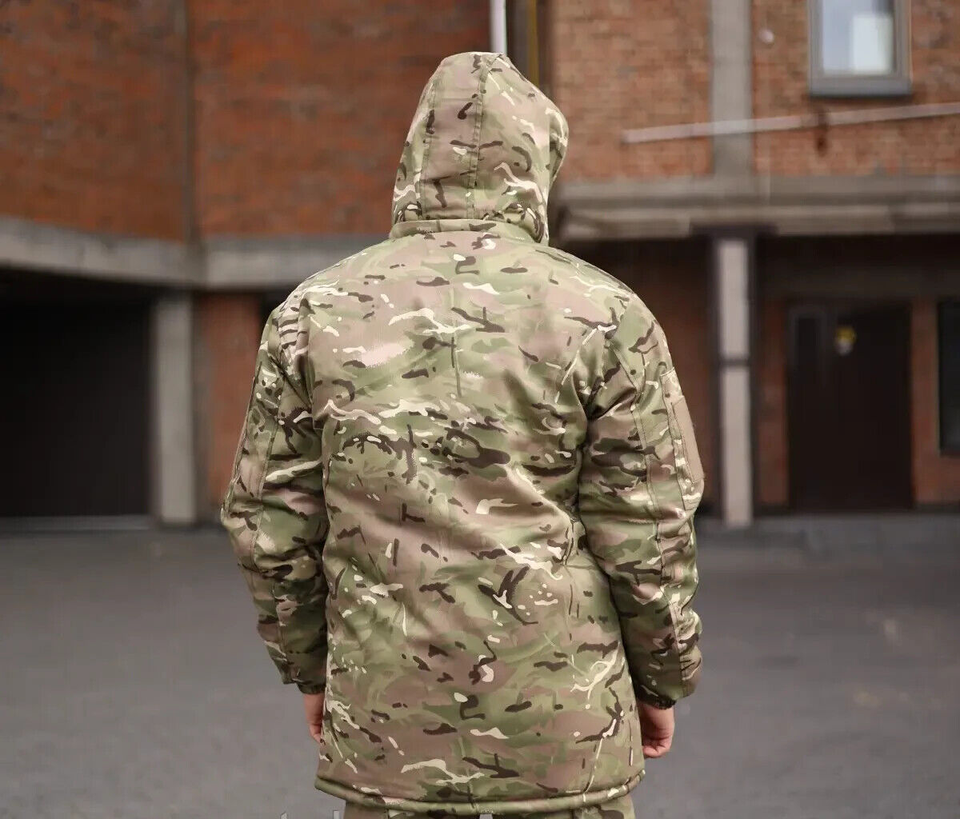 Military men's tactical puffer jacket ZSU Multicam💙💛 | eBay