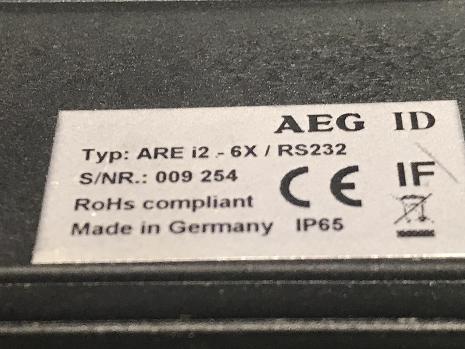 AEG ID RFFID Reader ARE i2 - x6/ RS232 Stationary Industrial Reader for ...