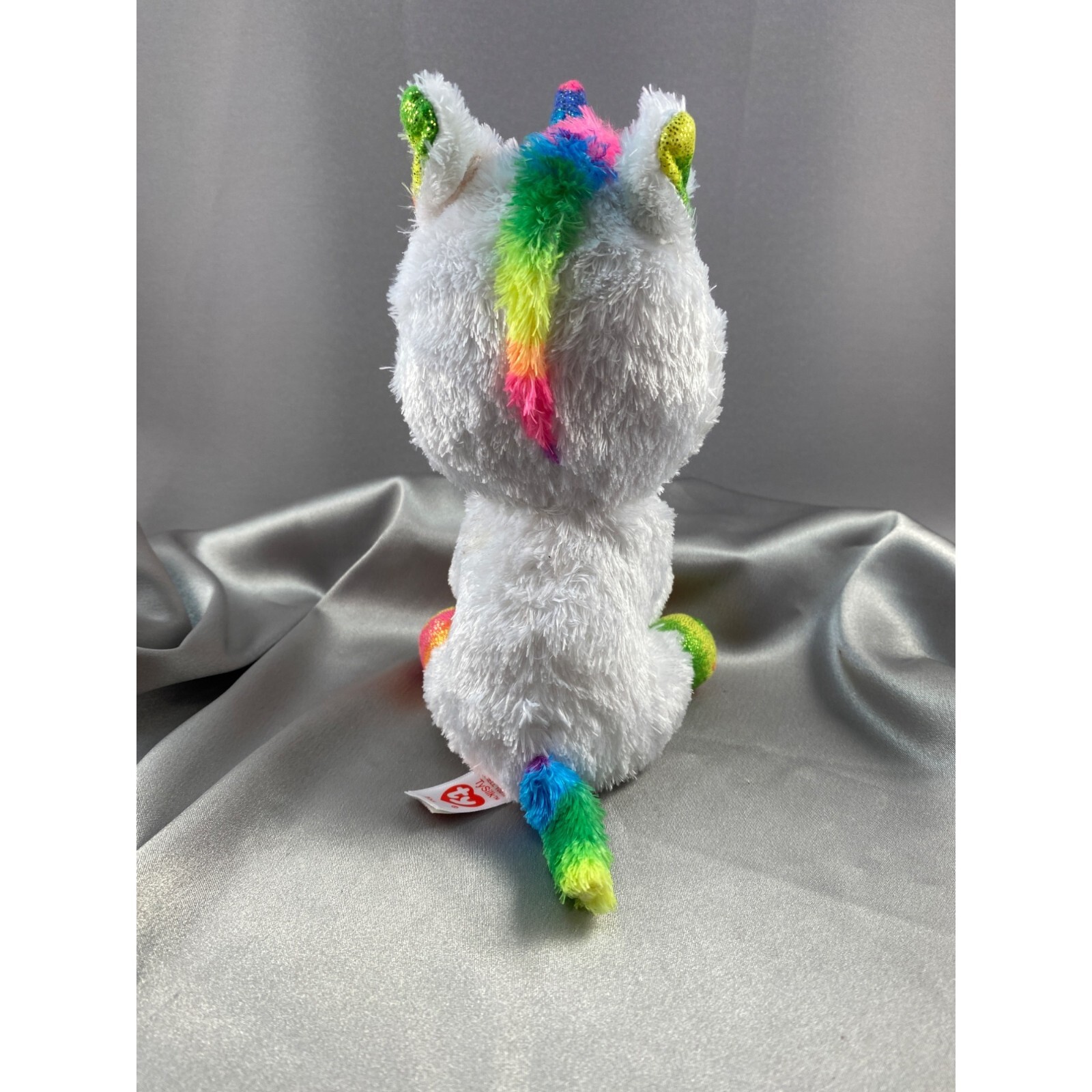 Pixy Rainbow Unicorn White TY Beanie Boos Plush 6 Inch 100% TY Silk ...