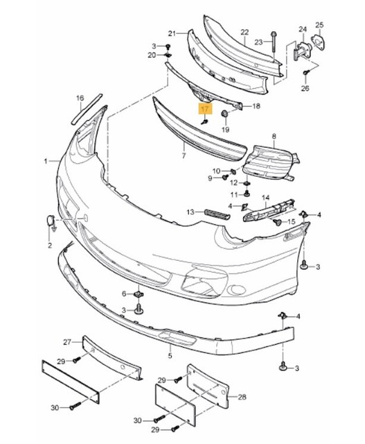 OEM Porsche 911 Outside Air Temperature Sensor 95850553500 Genuine for ...