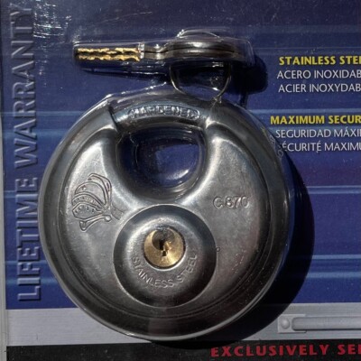 Chateau Cylinder Self Storage Lock C870 Bezel Lock w/ 2 Keys ANTI-CUT ...