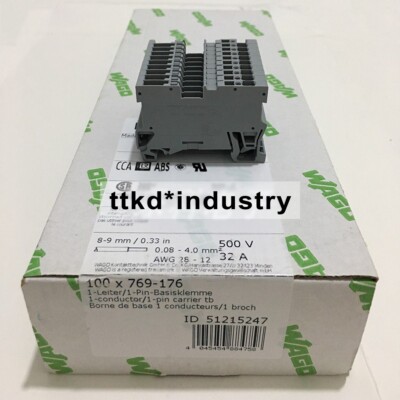 100PCS 769-176 Rail Mount Self-Locking Spring 1 Wire/1 Pin Basic ...