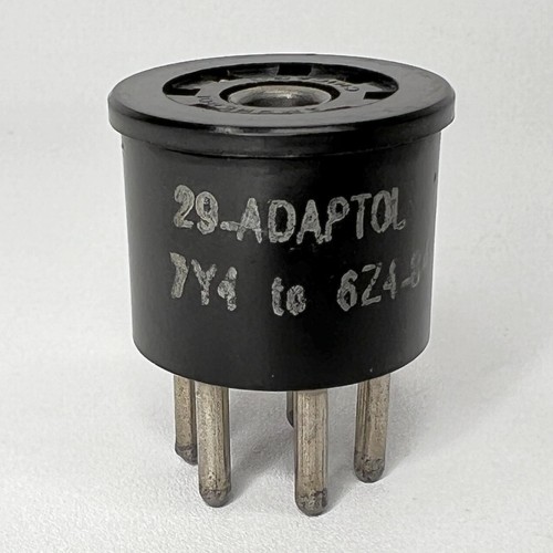 Vintage Adaptol No. 29 Tube Socket Adapter To Convert 7Y4 Tube to 6Z4 ...