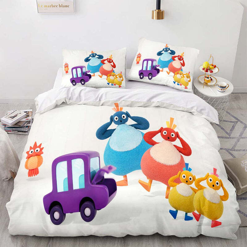 Twirlywoos Bedding Set Pattern Quilt Cover Without Filler SINGLE DOUBLE ...