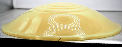 Art Deco Cream-Colored Glass Ceiling Fixture | eBay