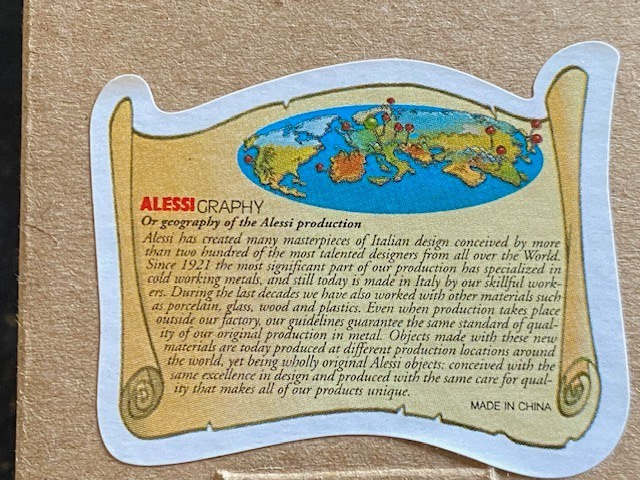 Alessi Special Limited Edition Alessandro Corkscrew. AM23 SP1. Boxed ...