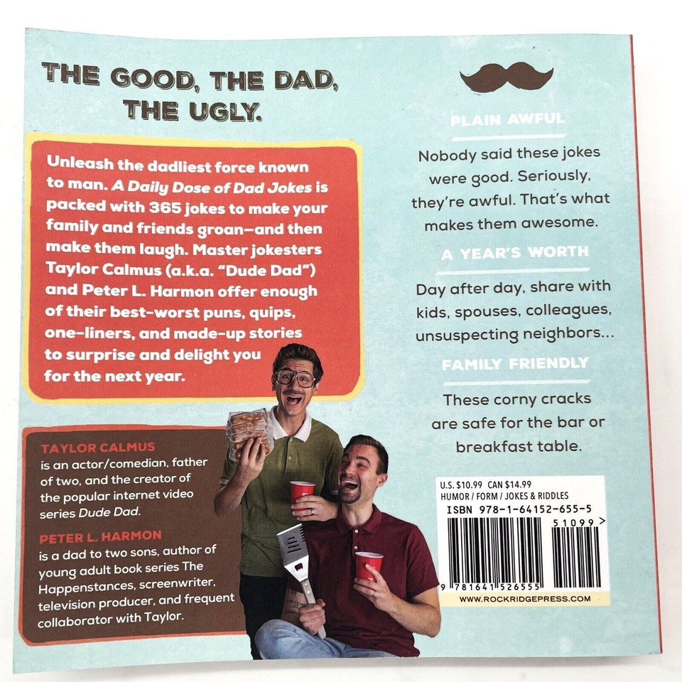 365 Daily Dose Dad Jokes Book Wisecracks Riddles Funny Family Friendly ...
