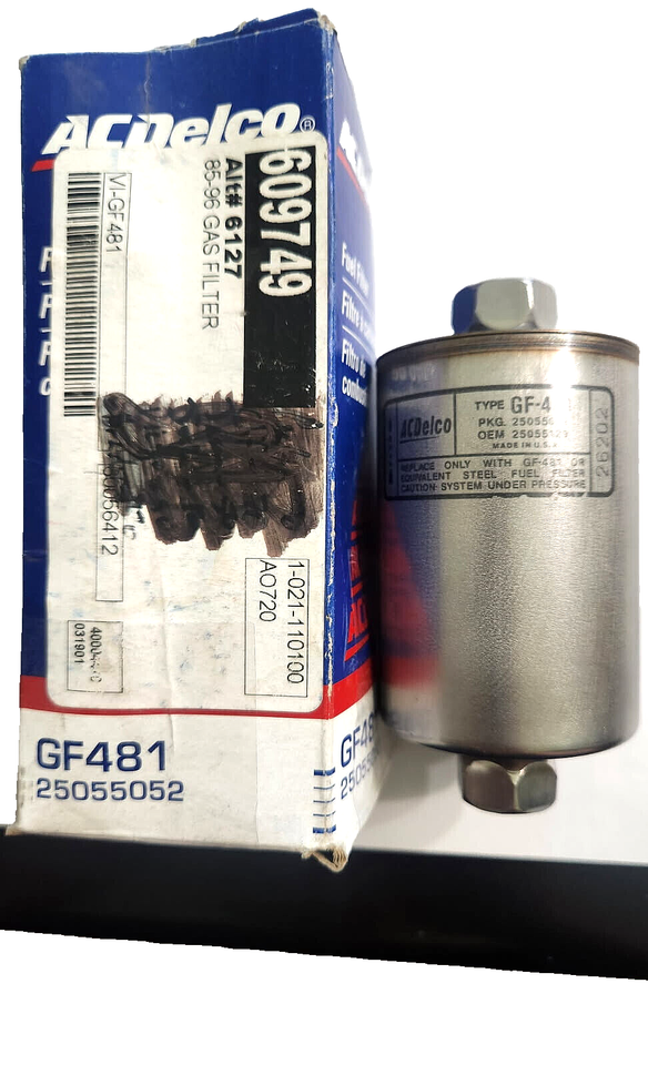 85-96 Corvette Inline Fuel Filter (ACDelco) GF481 (NOS) GM #25055052 | eBay