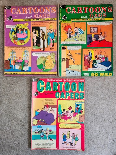 Cartoon magazine lot (3 issues, 1970s) - Cartoons and Gags, Cartoon ...
