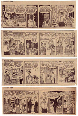 Alley Oop by V.T. Hamlin - time travel, 26 daily comic strips Complete ...