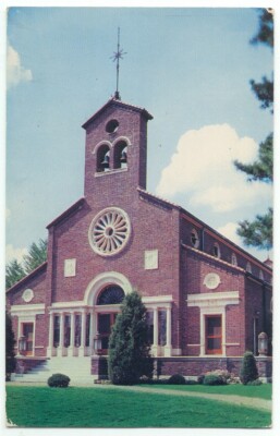 Xavier KS Saint Mary College Chapel Of The Annunciation Postcard Kansas ...
