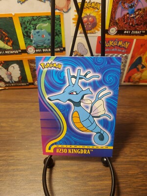 Pokémon Topps Johto Series 1 Kingdra #230- blue label, non-holo | eBay