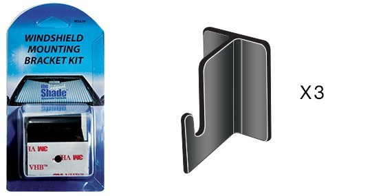 Dash Designs The Shade Retractable Windshield Sunshade 23" SV03 for ...