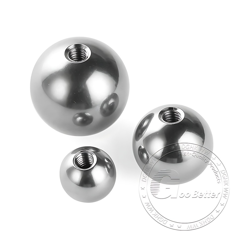 Stainless Steel Balls With Female Threaded Hole Ball Knob Nuts Ø5mm ...