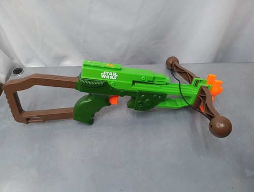 Star Wars NERF Green Bowcaster Chewbacca Toy The Force Awakens WEAK ...