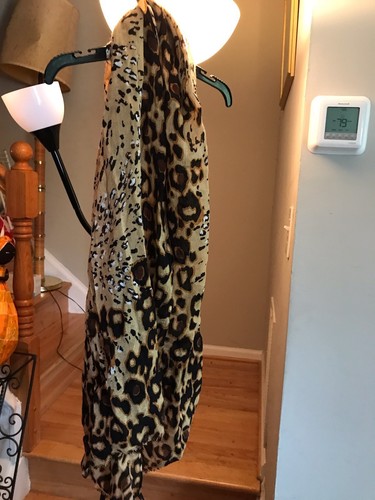 Jessica Simpson Collection Leopard Print 100% Acrylic Scarf | eBay