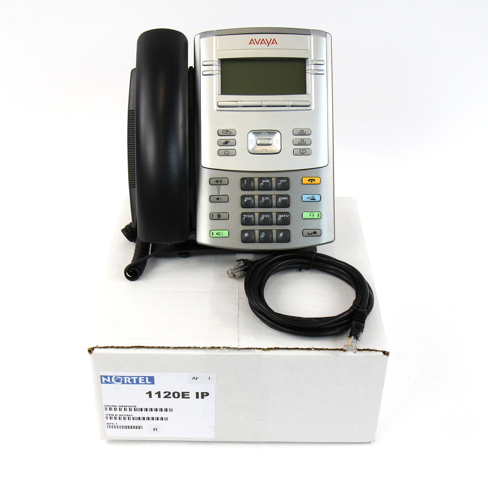 Nortel Avaya 1120E IP LCD Phone Silver - Bulk | eBay