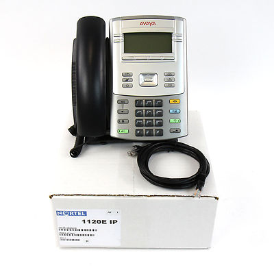 Nortel Avaya 1120E IP LCD Phone Silver - Bulk | eBay