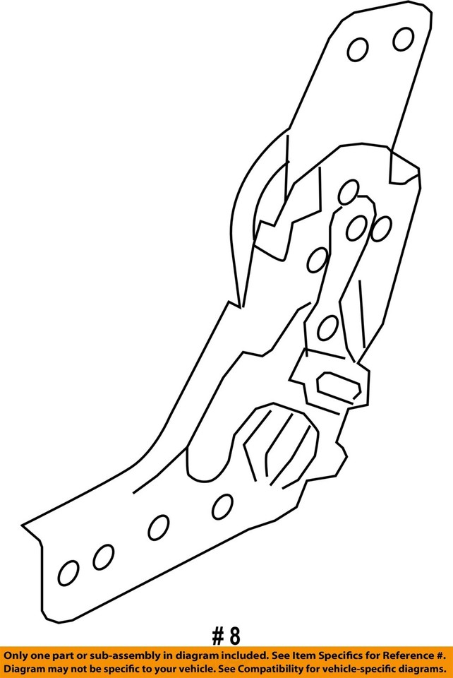 FORD OEM 10-12 Flex,MKT Seats Tracks Second Row Seats-Latch ...